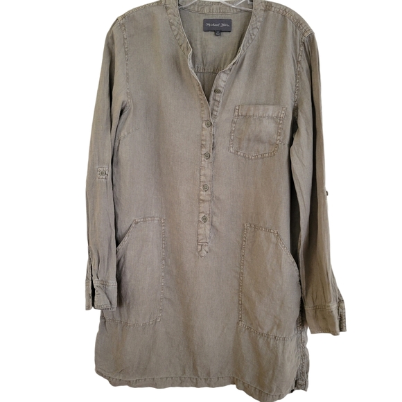 Michael Stars | Dresses | Michael Stars Linen Eleanor Dress End Of ...